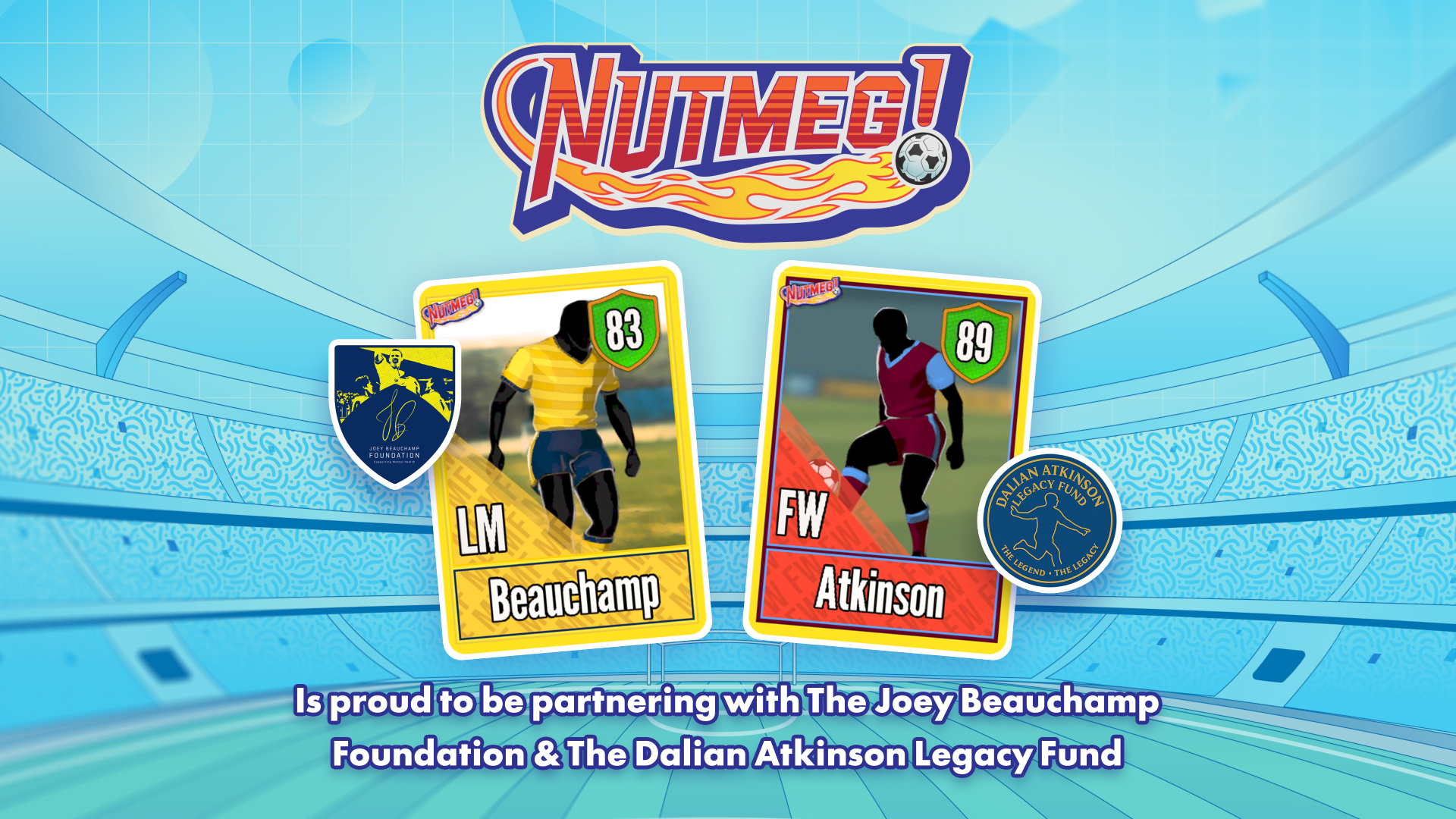 NUTMEG! to donate a portion of all sales to two footballing charities ...
